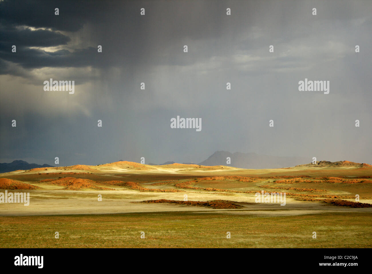 Rainy weather in Namib desert, Namibia Stock Photo - Alamy