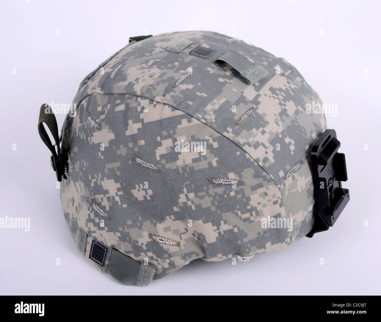 21st century helmet, the American ACH (Advanced Combat Helmet). The helmet is worn with the UCP ...