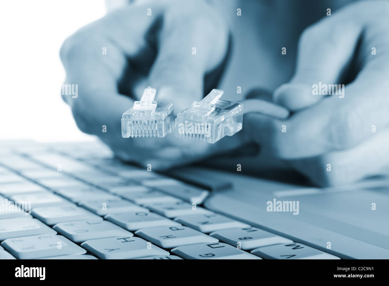 network and patch cables Stock Photo - Alamy