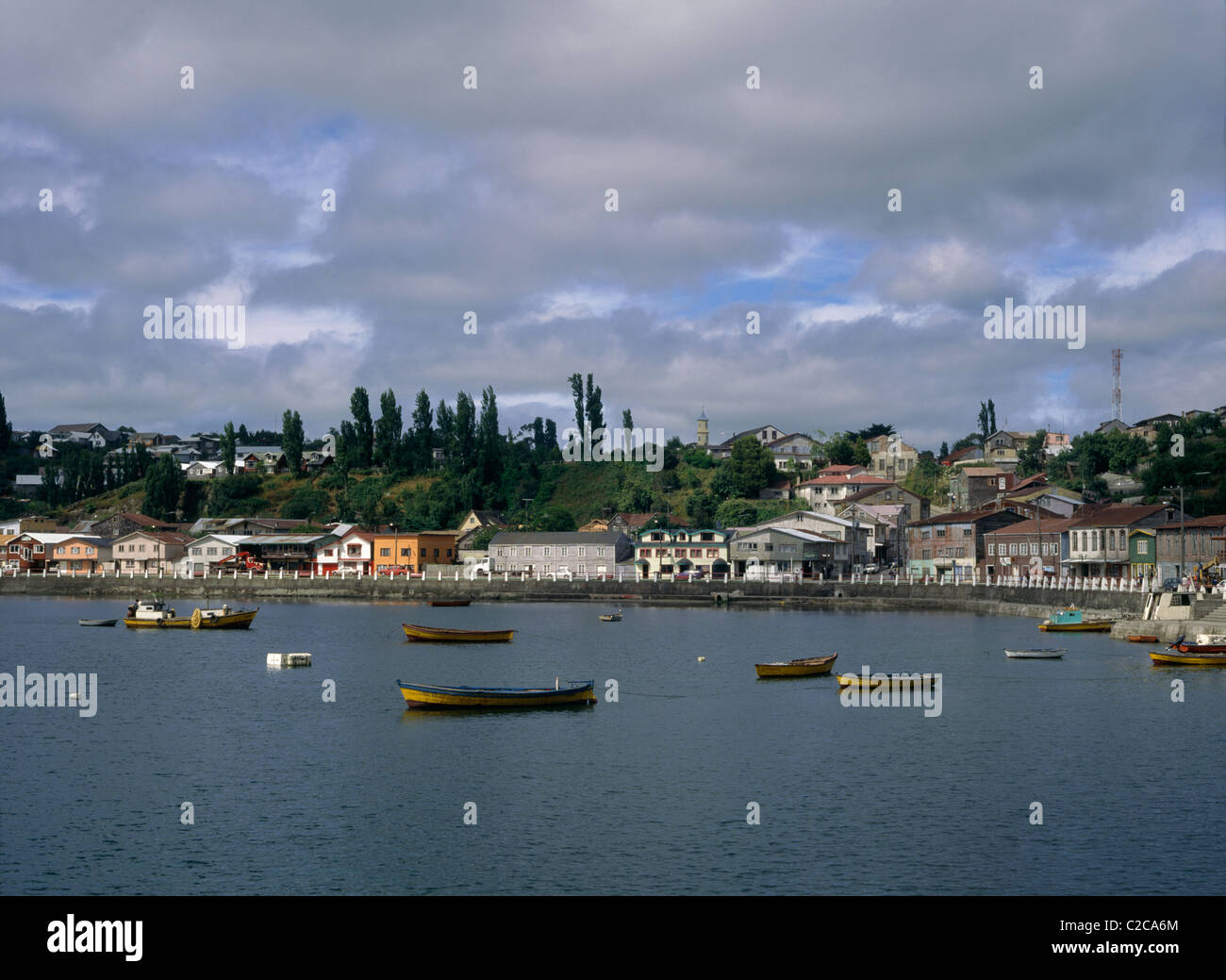 Chonchi Chiloe Island Chile Stock Photo - Alamy