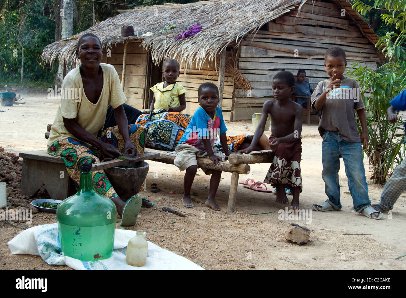 Betou ,Ubangi River ,Republic of Congo Stock Photo - Alamy