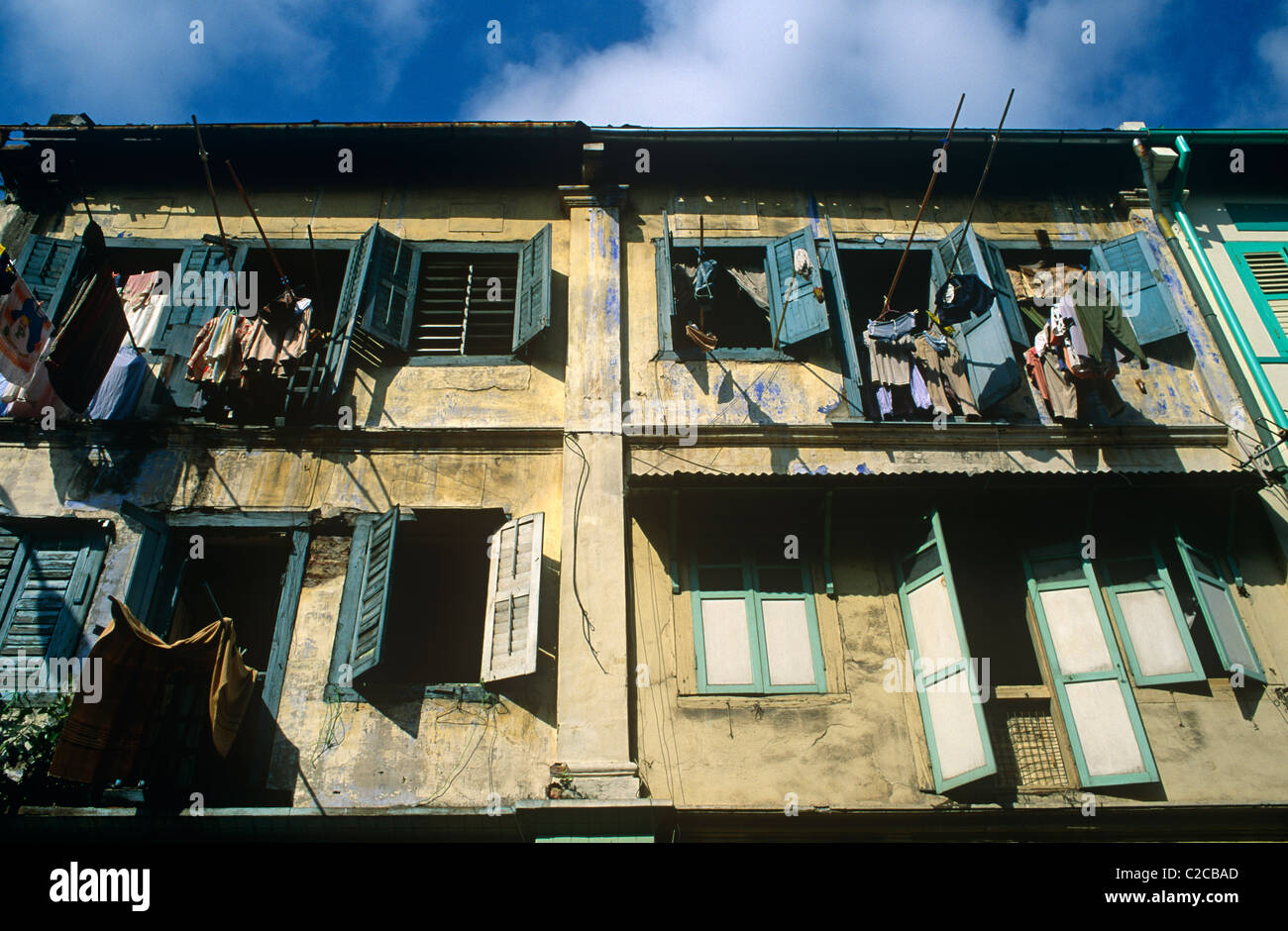 Old houses, Chinatown, Singapore, Asia Stock Photo - Alamy