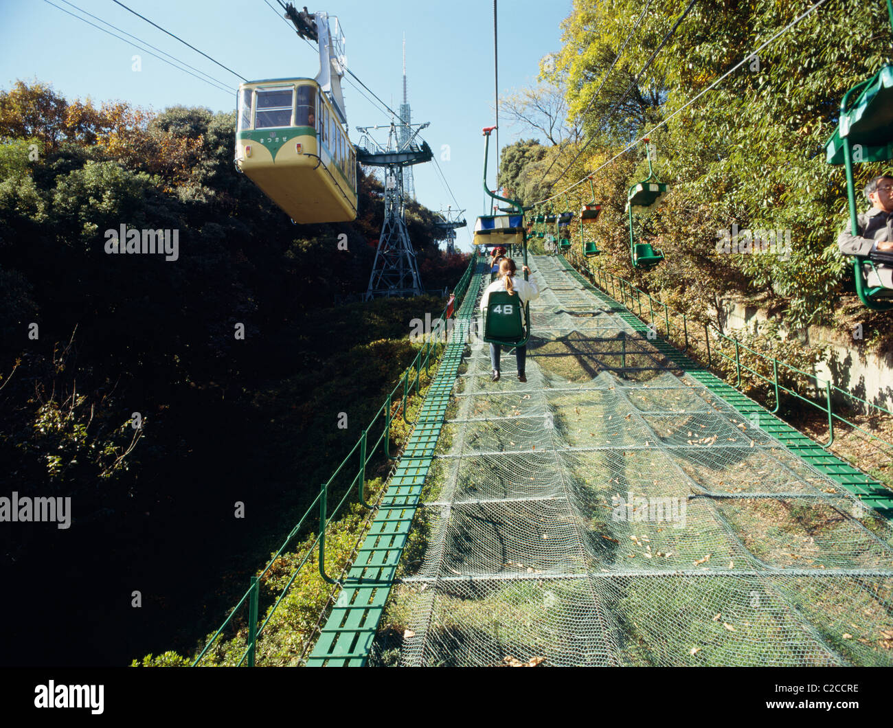 Ropeway to matsuyama castle hi-res stock photography and images - Alamy