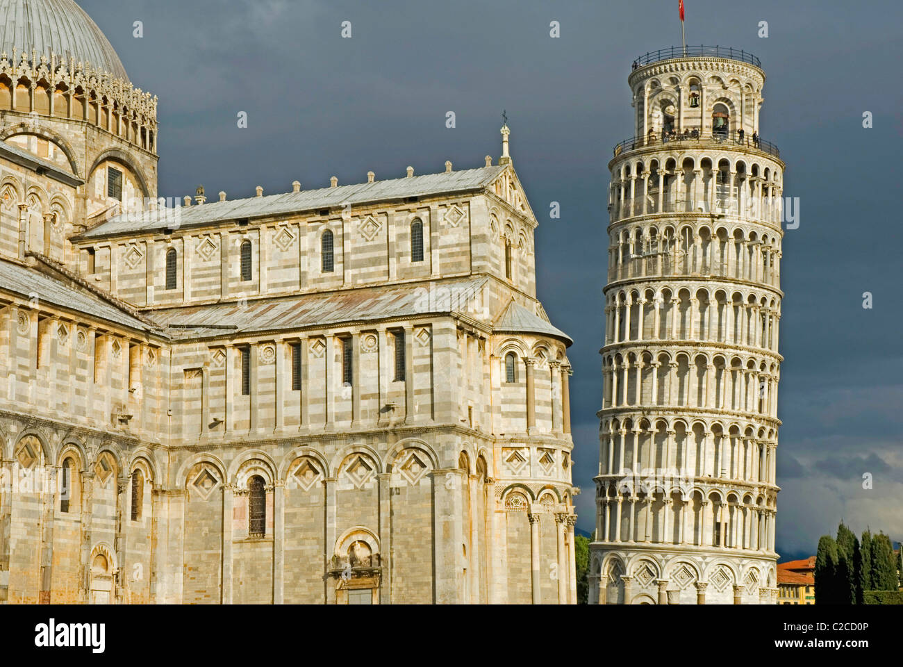 cathedral and Leaning tower, Pisa. Tuscany, Italy Stock Photo - Alamy