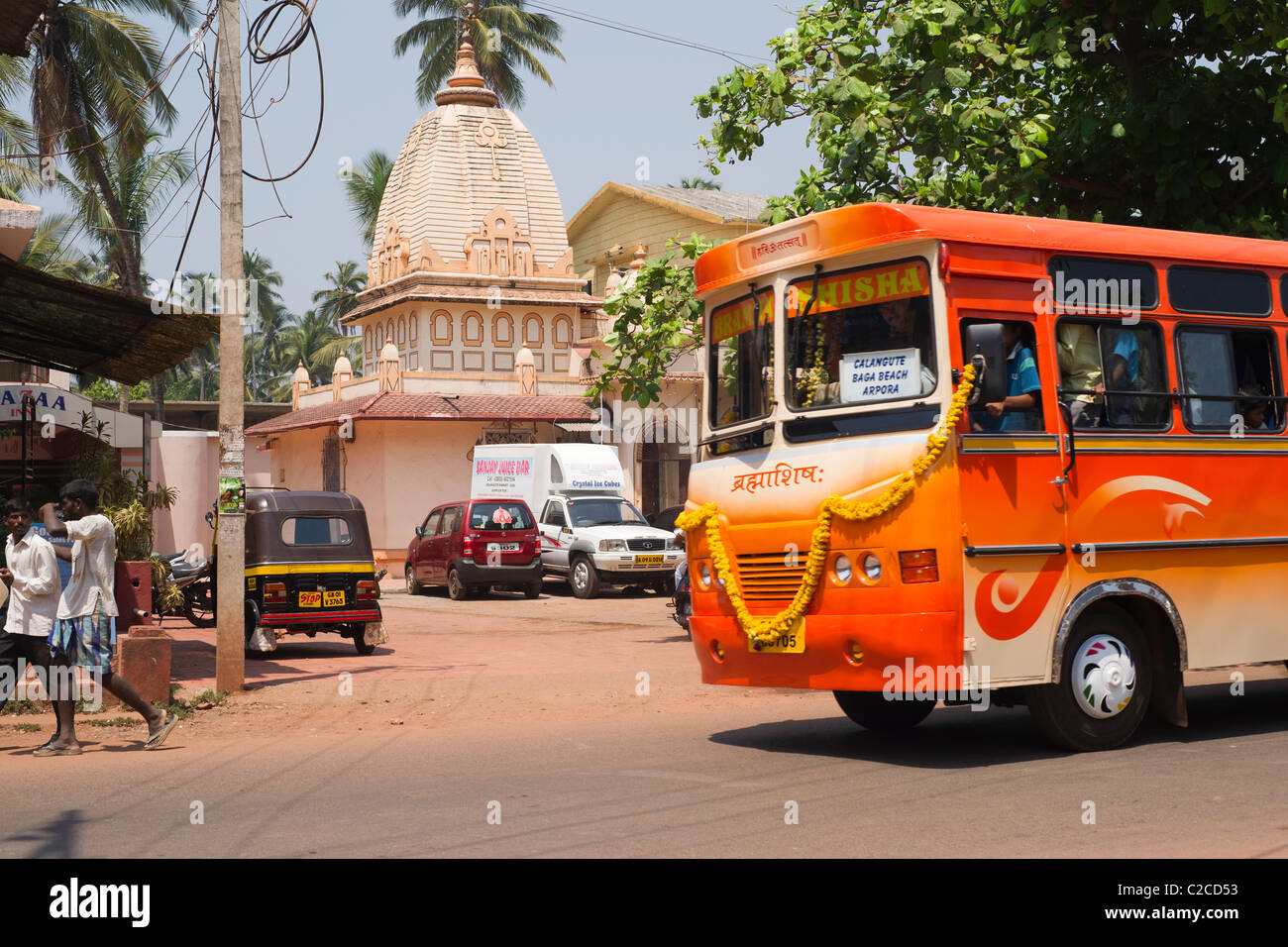 Hindu temple calangute goa india hi-res stock photography and images ...