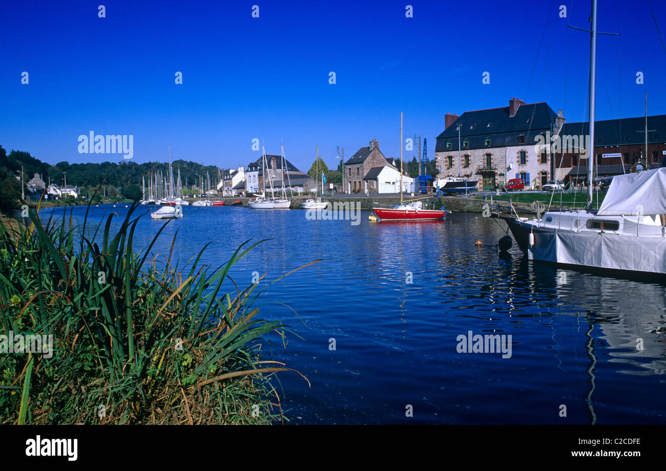 Pontrieux Brittany France Stock Photo - Alamy