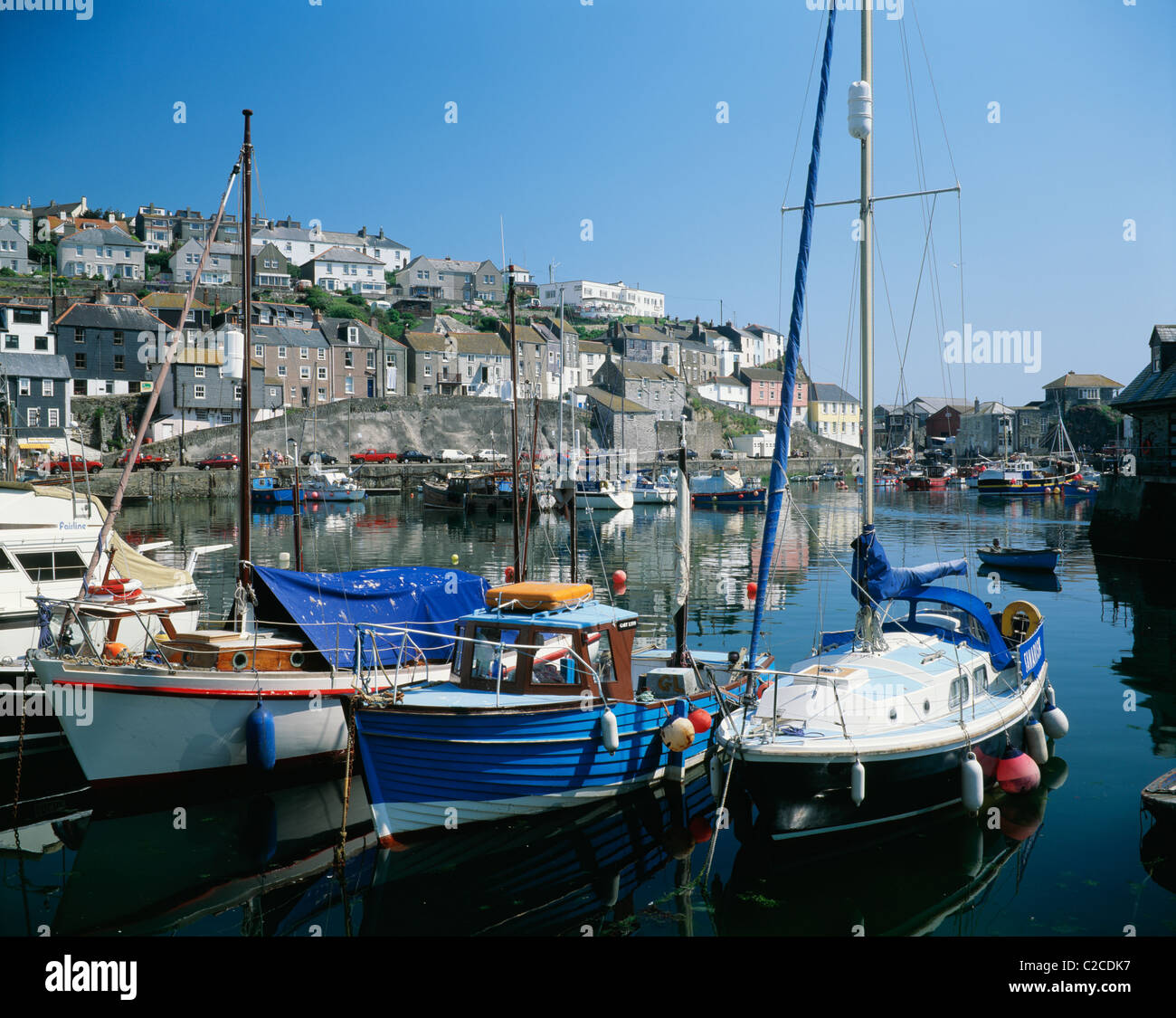 Mevagissey Cornwall England Stock Photo - Alamy
