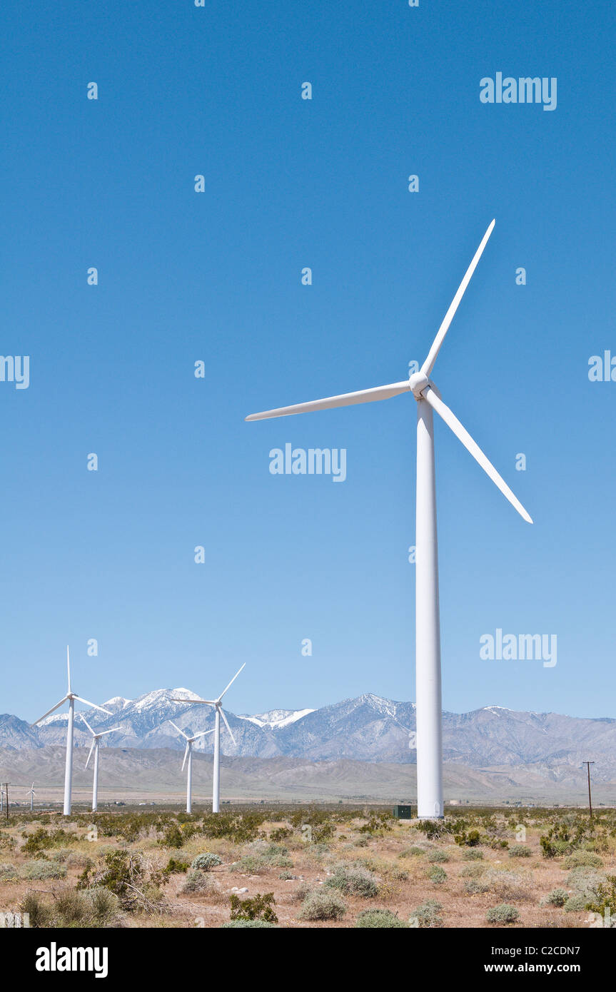 Palm Springs, California. Wind farm outside Palm Springs Stock Photo ...