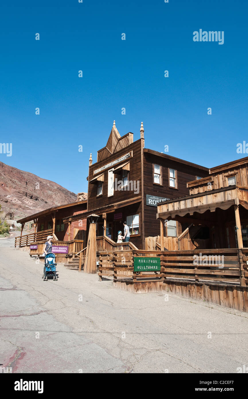 California. Main street Calico Ghost Town near Barstow Stock Photo - Alamy