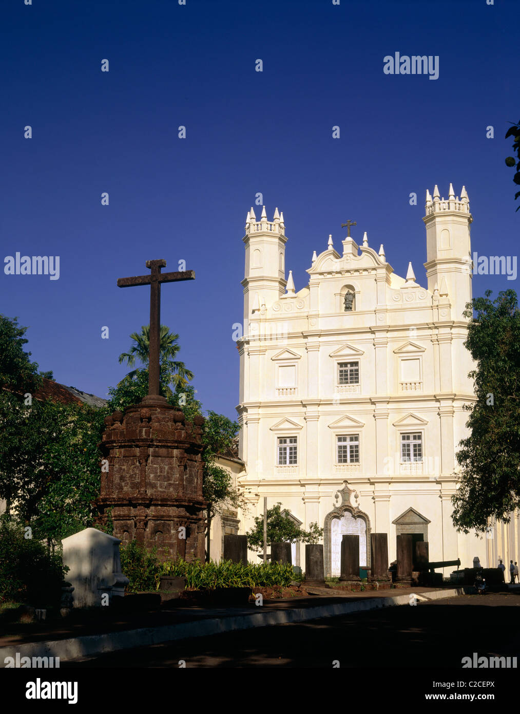 Old Goa Goa India Stock Photo - Alamy