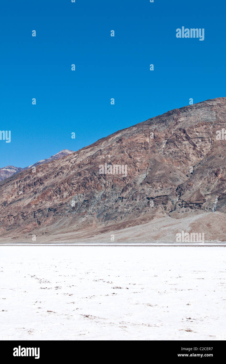 California. Salt flats near Badwater Basin, Death Valley National Park ...