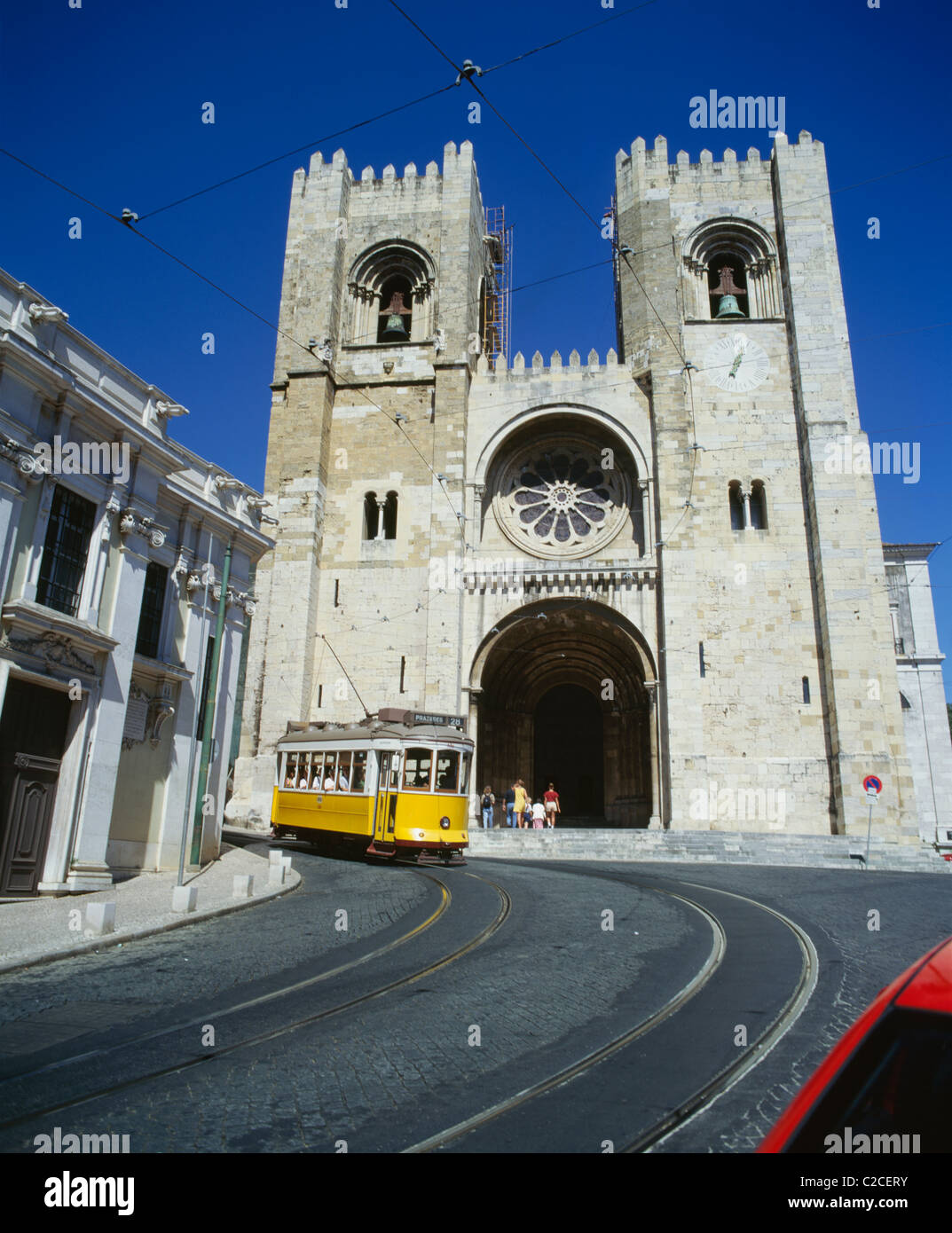 Bell towers lisbon cathedral hi-res stock photography and images - Alamy