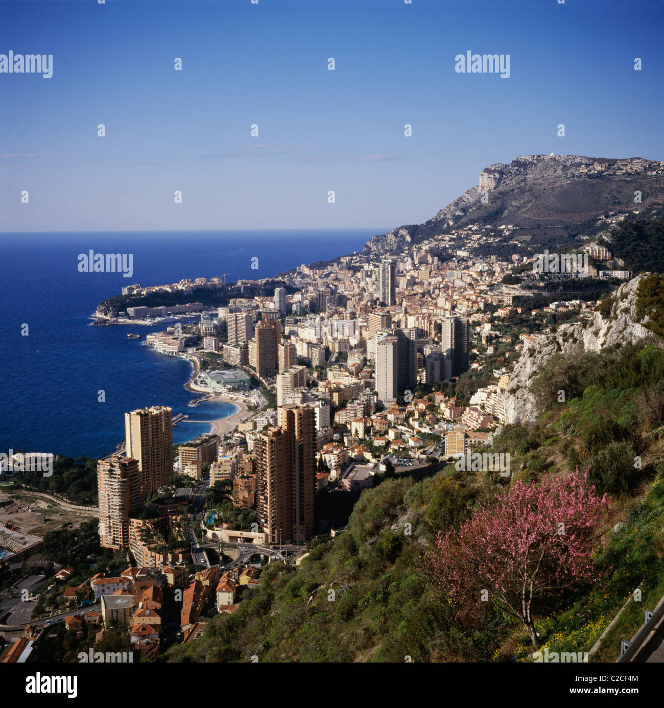 View cliffs monte carlo monaco hi-res stock photography and images - Alamy