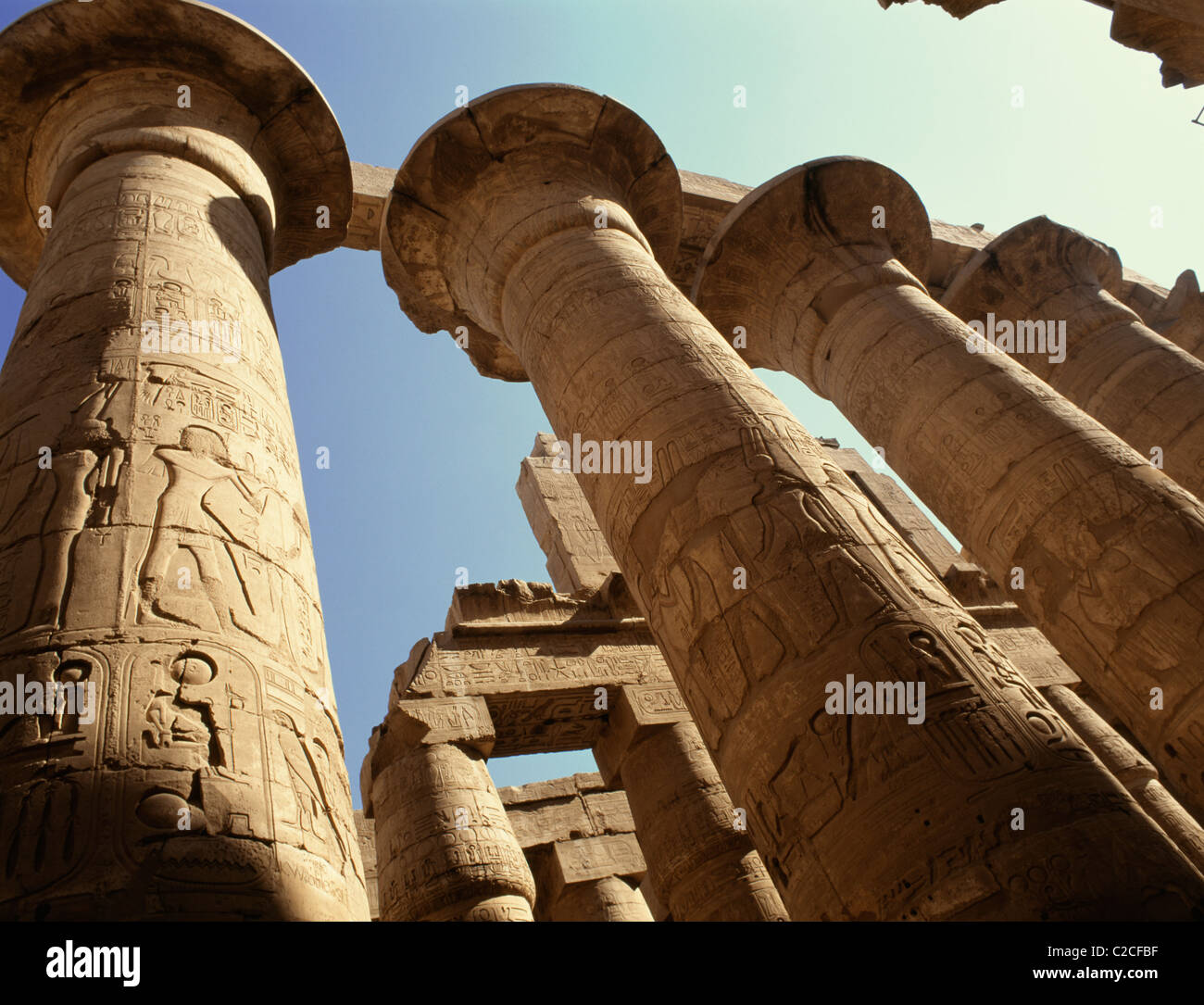 Karnak temple egypt reconstruction hi-res stock photography and images ...