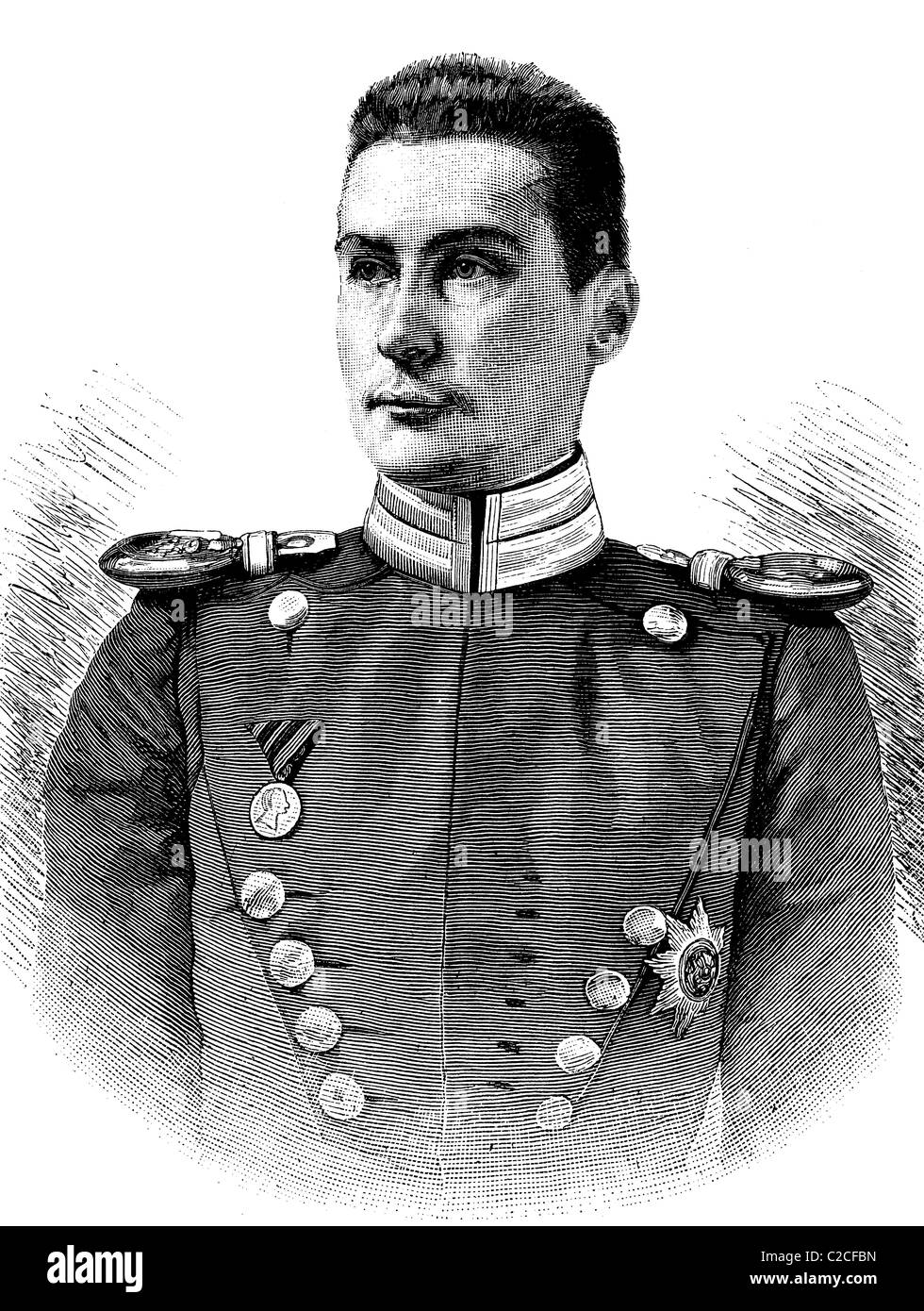 Albrecht, Duke of Wuerttemberg, 1865 - 1939, historical illustration ...