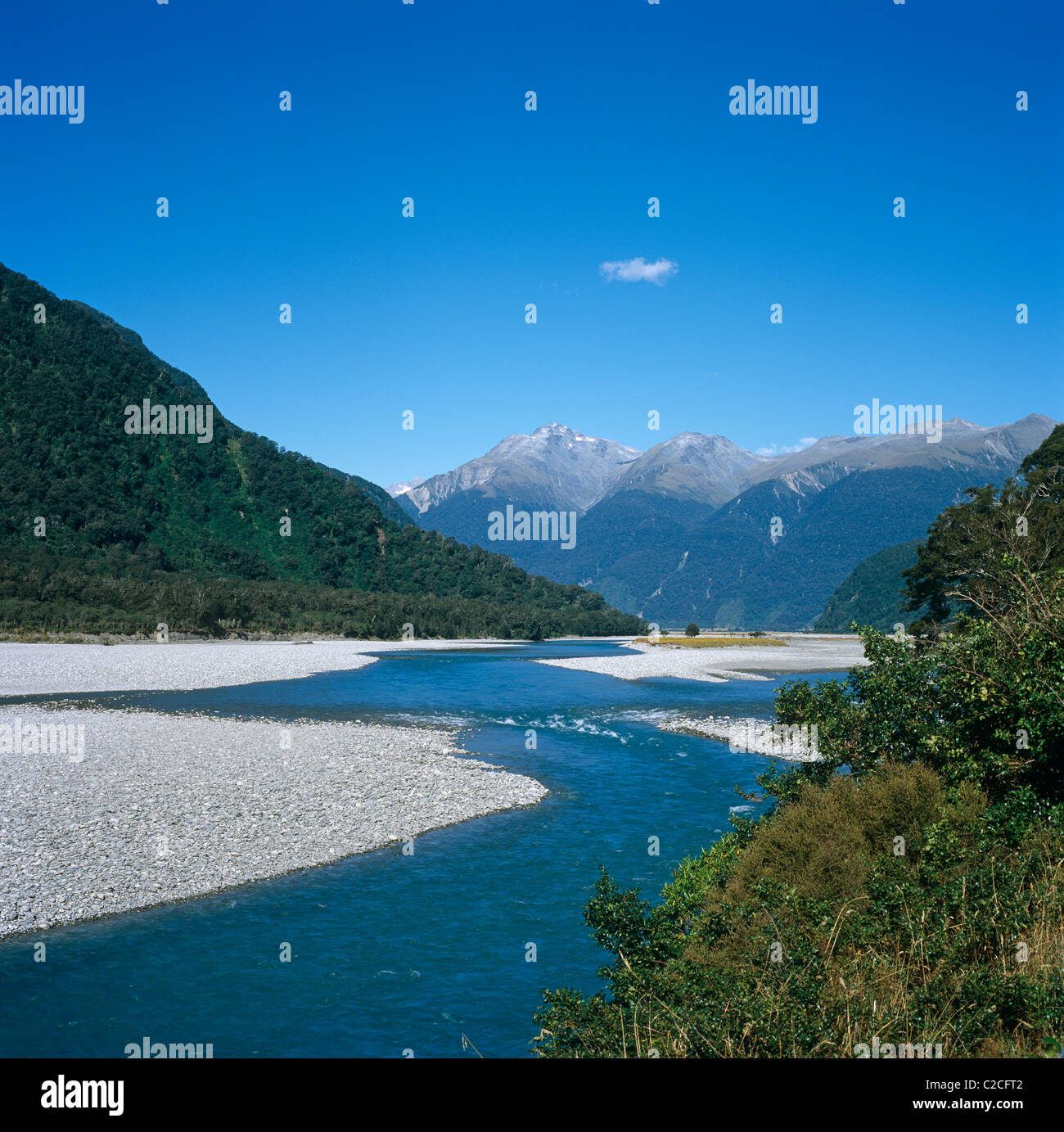 Haast River South Island New Zealand Stock Photo - Alamy