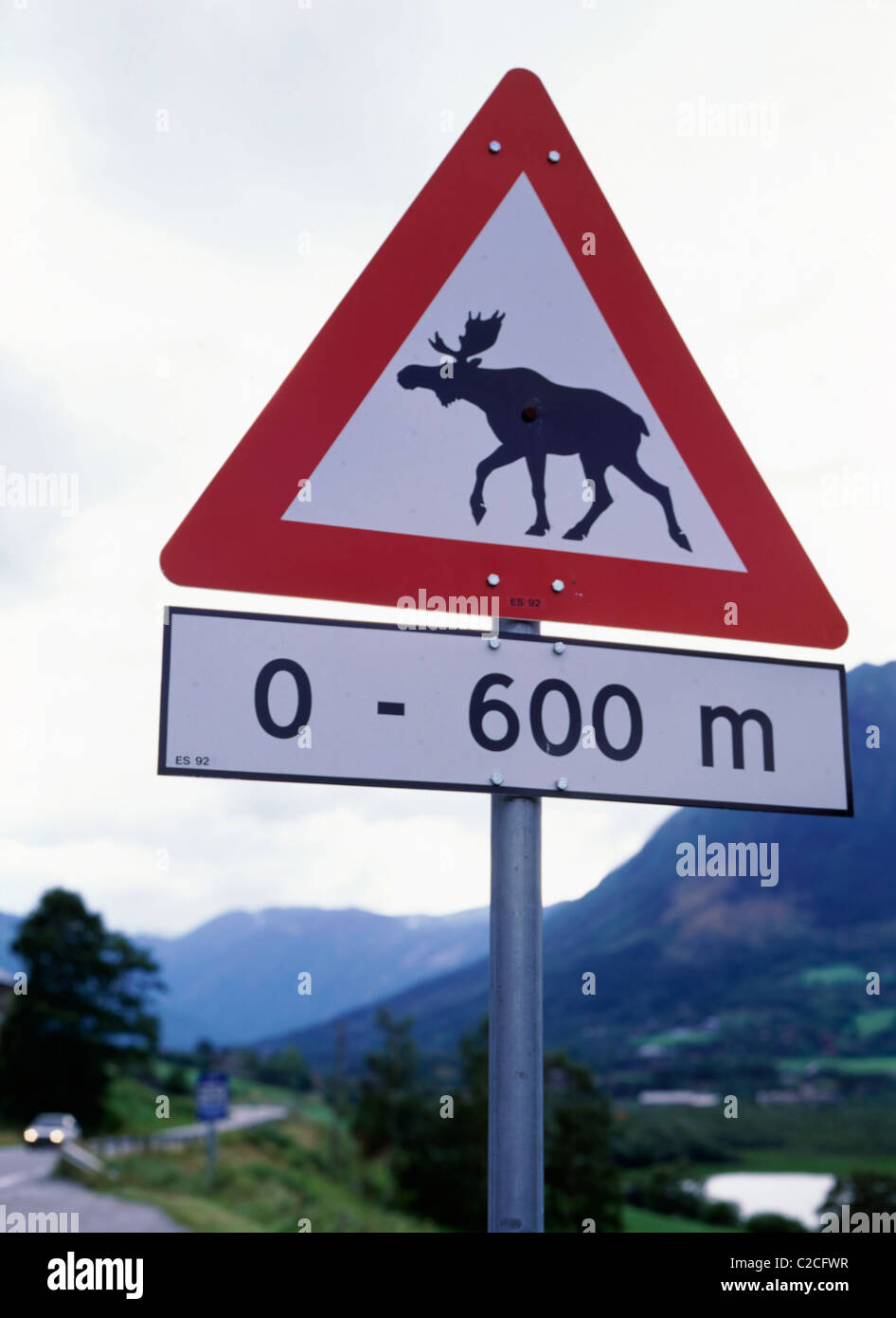 Road Sign Norway Stock Photo - Alamy