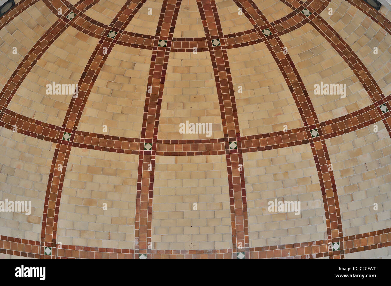 Line s and Patterns of Washington Playhouse dome, Albany Stock Photo ...