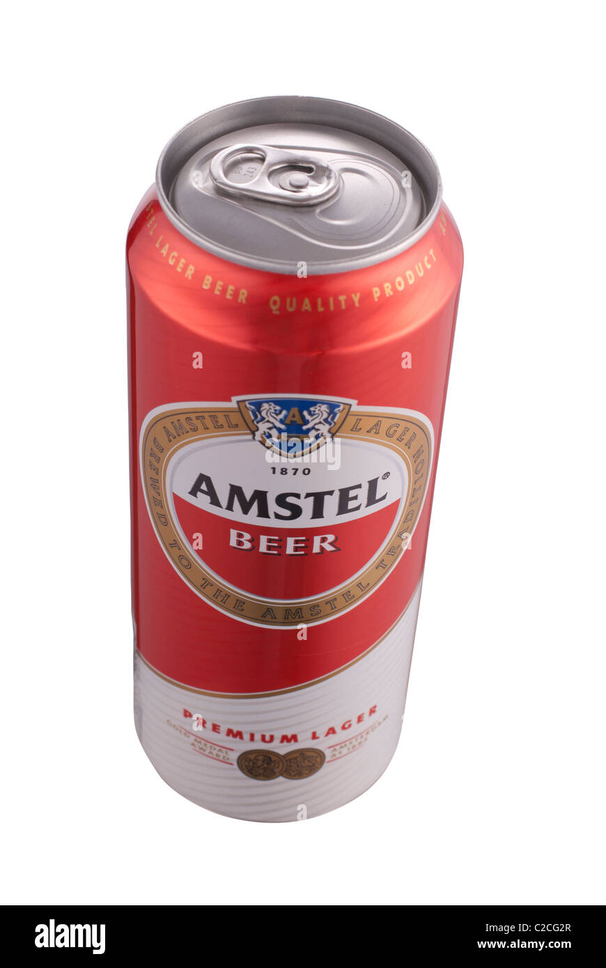 Amstel beer can Cut Out Stock Images & Pictures - Alamy
