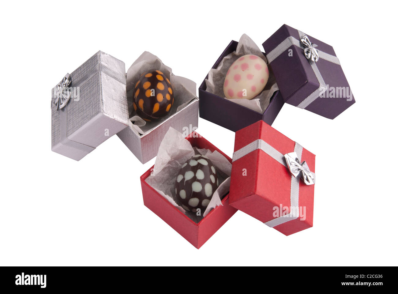 Chocolate Easter Egg,present Stock Photo - Alamy