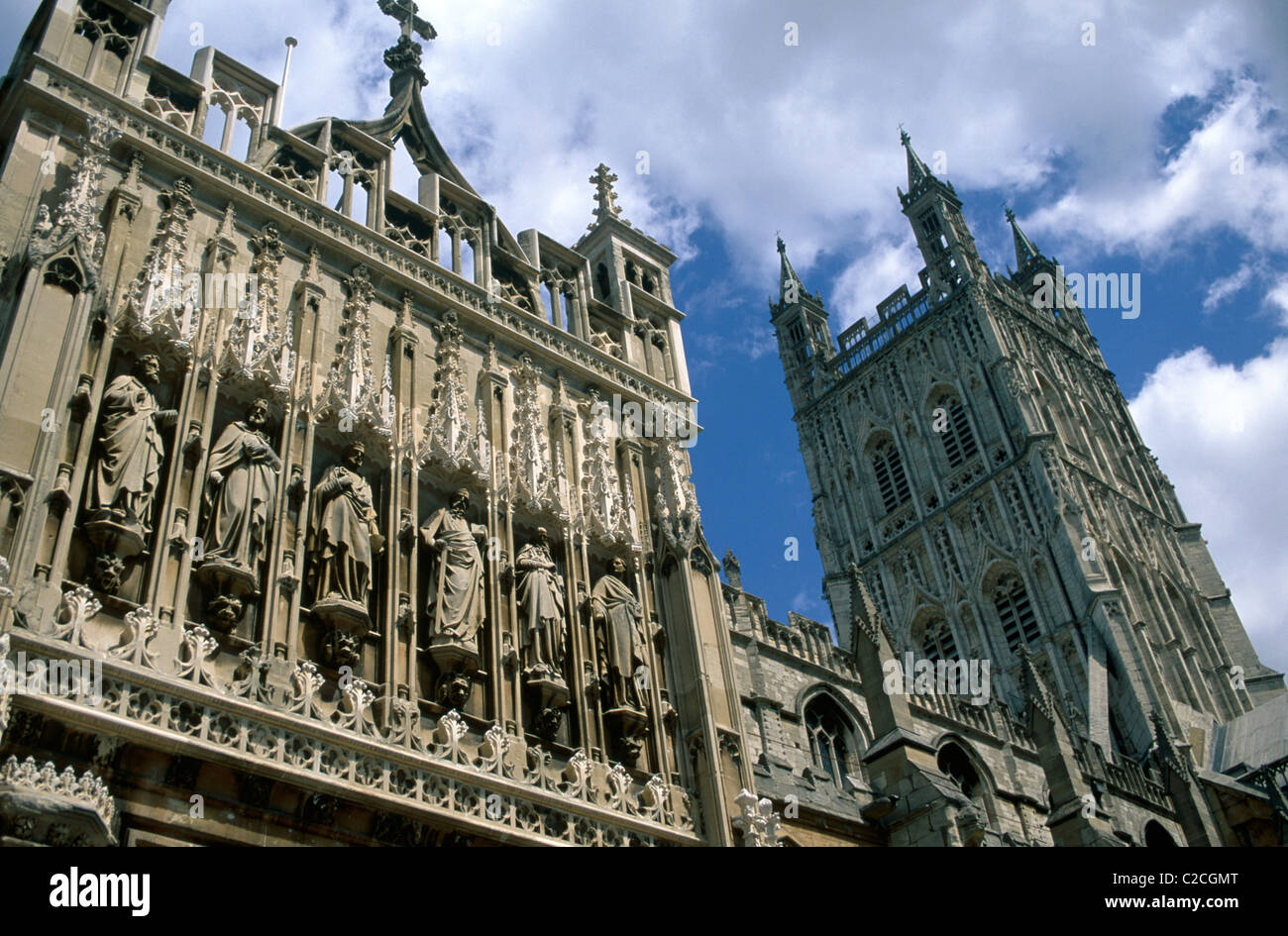 Gothic style gloucester cathedral hi-res stock photography and images ...