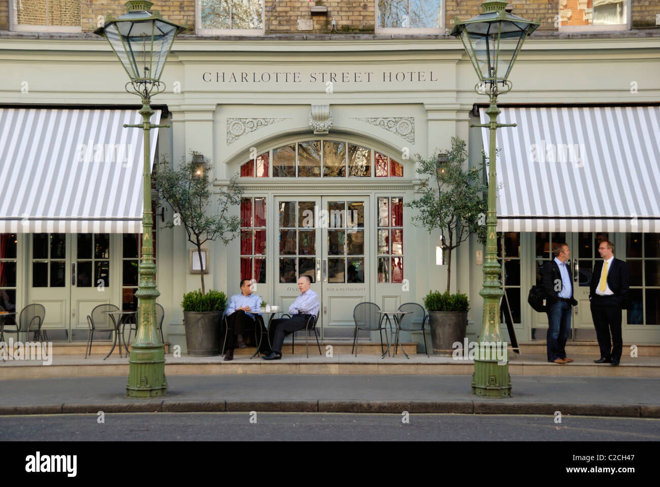 Charlotte Street Hotel, London W1, England Stock Photo - Alamy