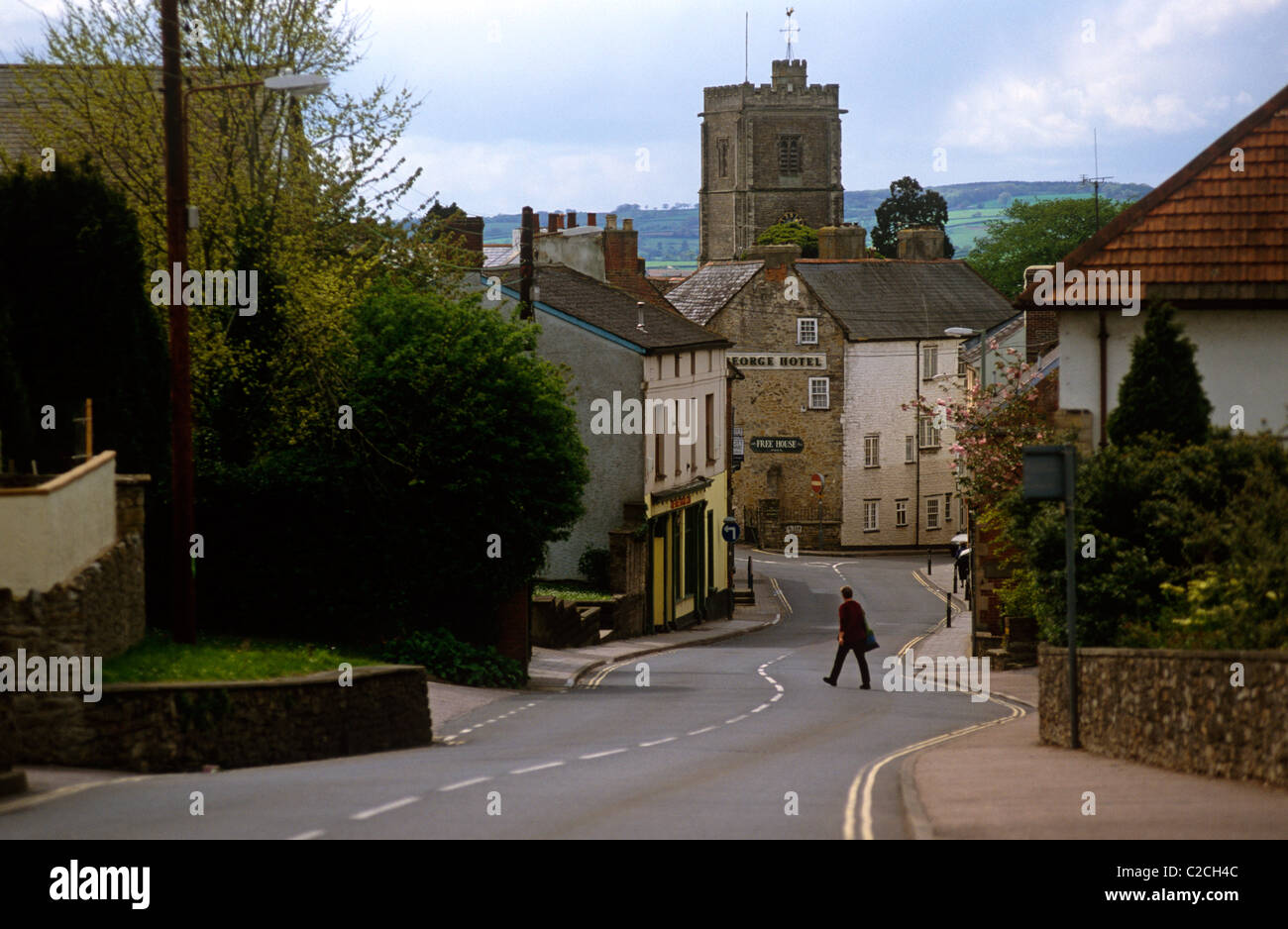Axminster Devon England Stock Photo - Alamy
