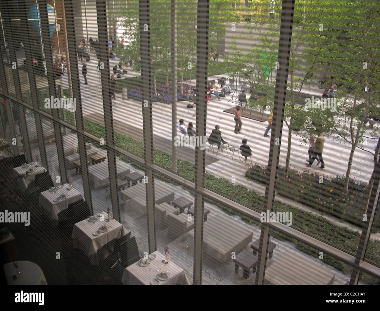 Museum of Modern Art Restaurant New York City Stock Photo - Alamy