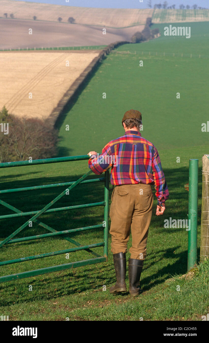 Farmer England Stock Photo - Alamy
