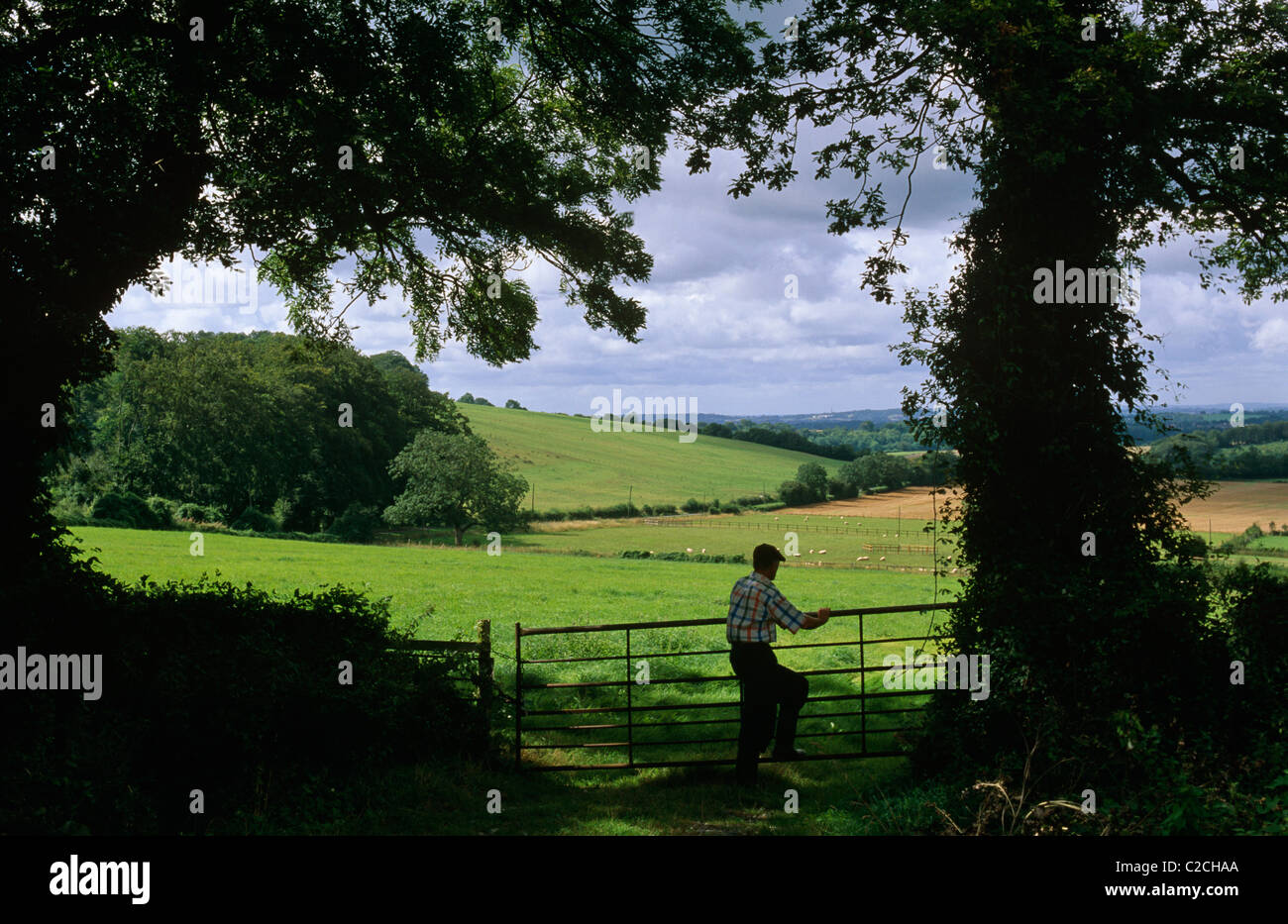 Farmer England Stock Photo - Alamy
