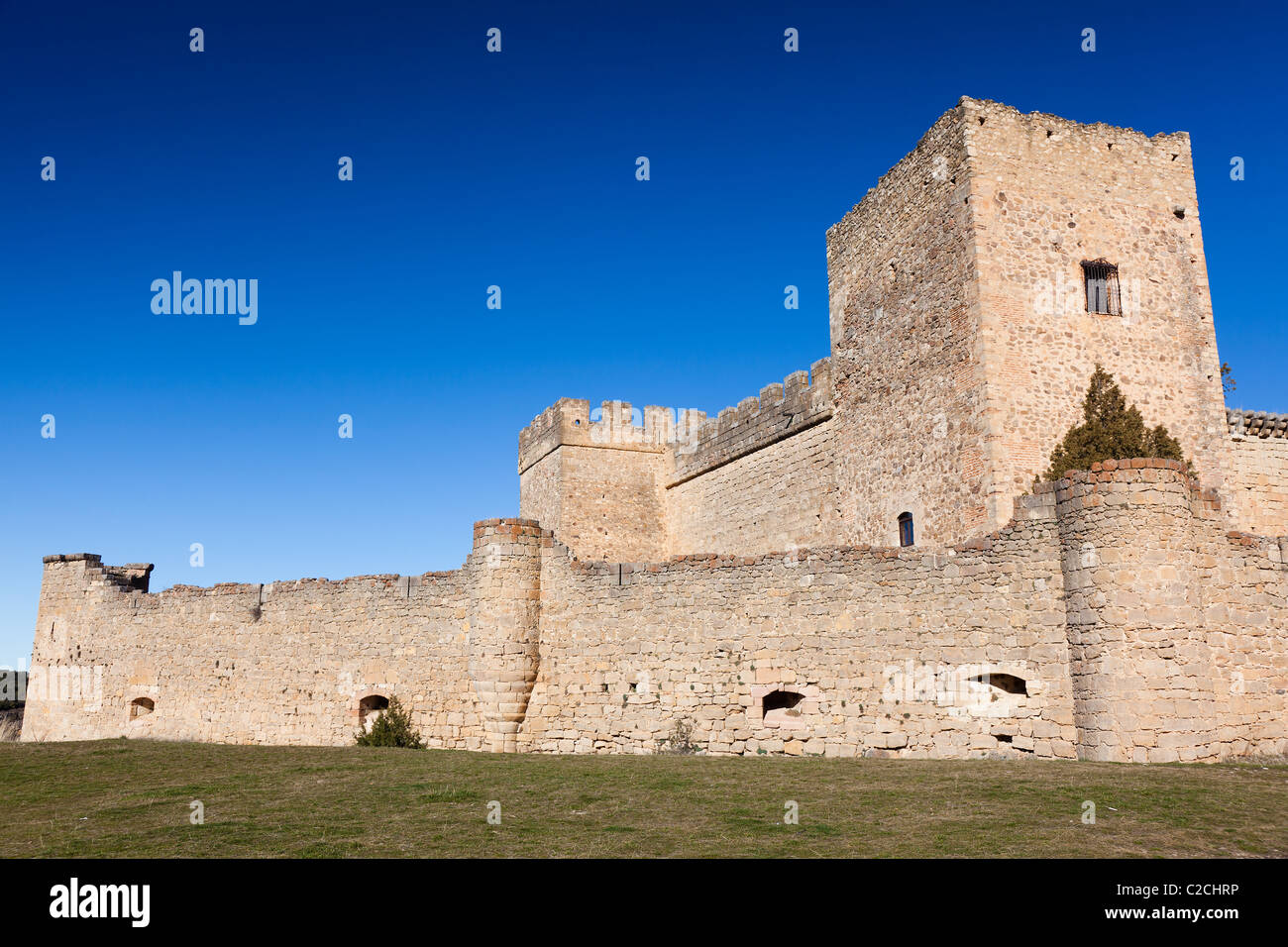 Castle of Pedraza, Segovia, Castilla y Leon, Spain Stock Photo - Alamy