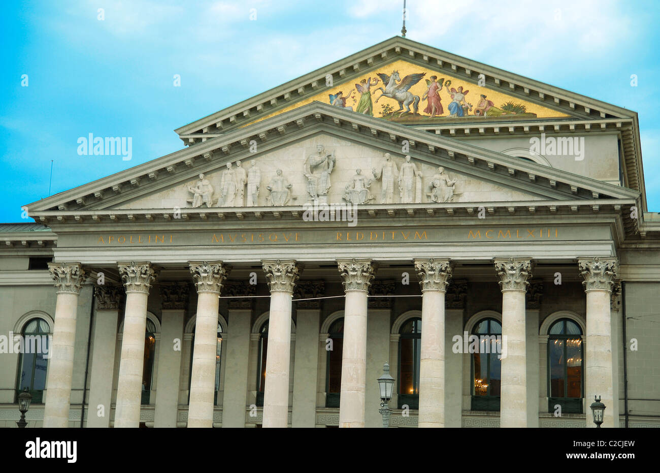 National Theatre Munich Germany Stock Photo - Alamy