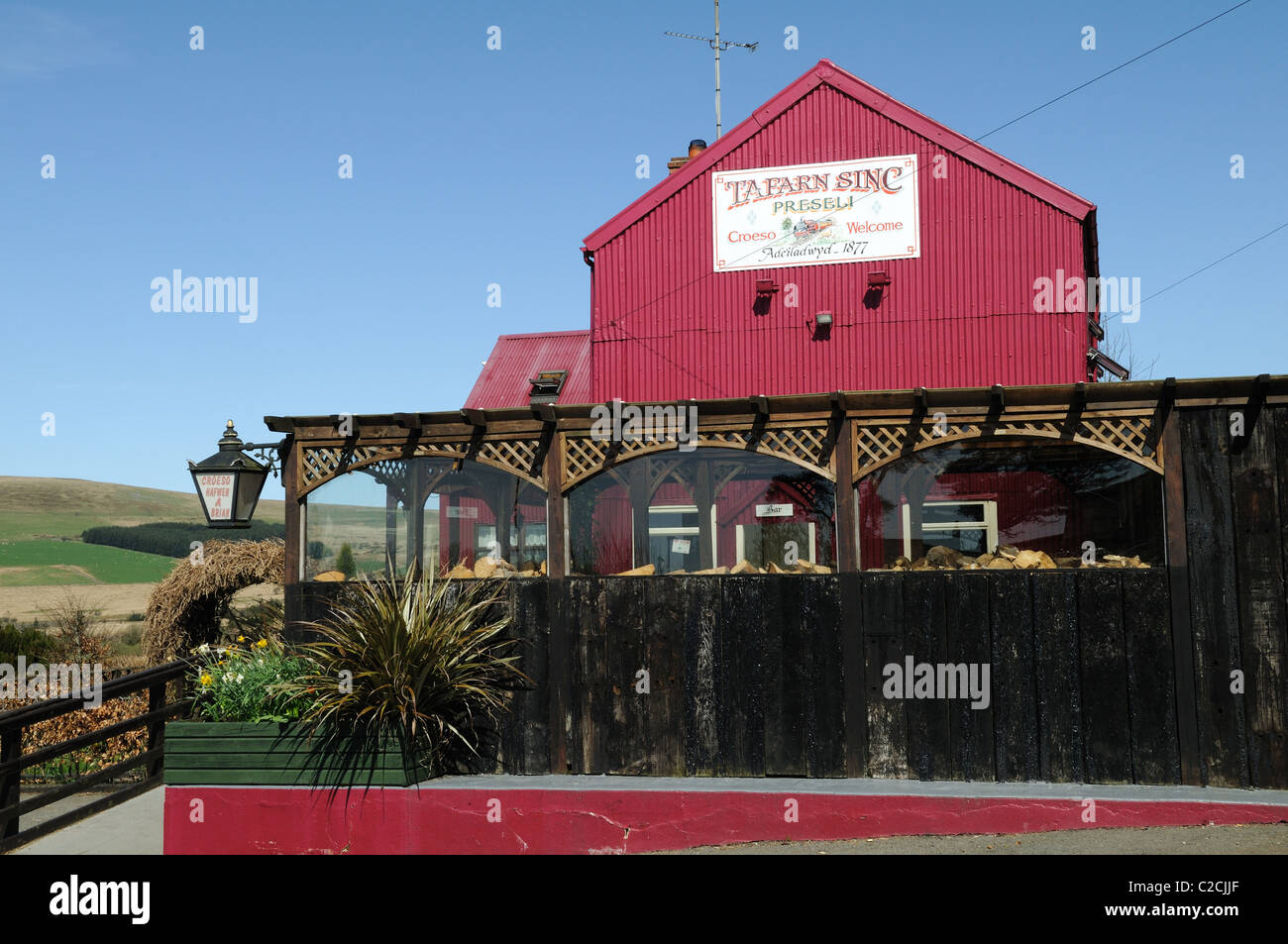 Tafarn Sinc Rosebush Preseli HIlls built in 1876 Pembrokeshire Wales ...