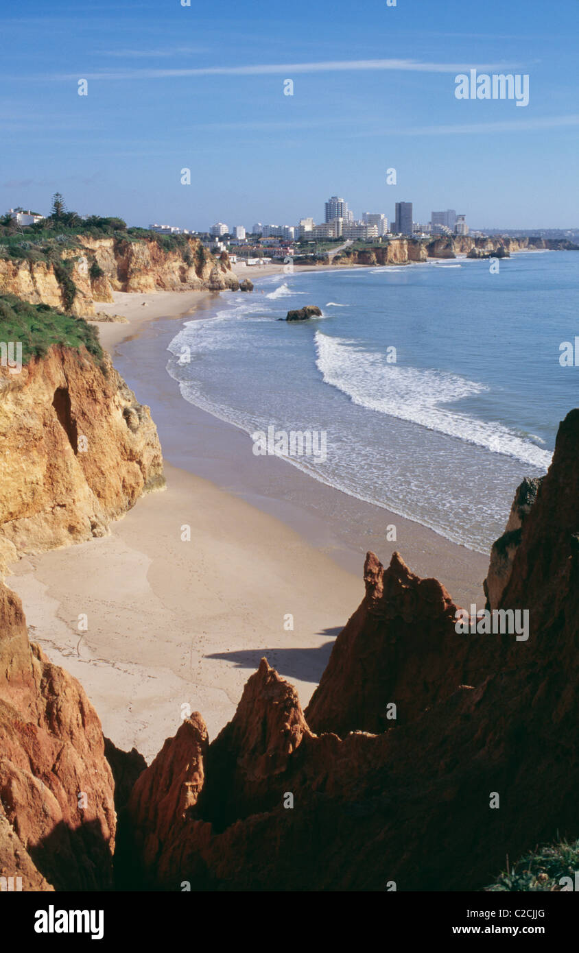 Praia De Rocha Algarve Portugal Stock Photo - Alamy
