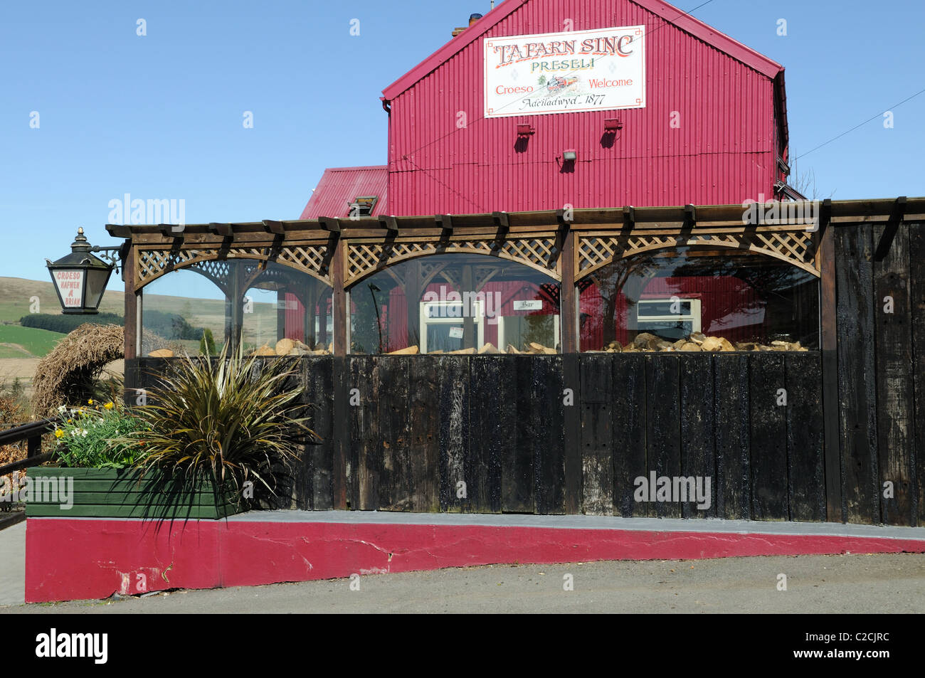 Tafarn Sinc Rosebush Preseli HIlls built in 1876 Pembrokeshire Wales ...