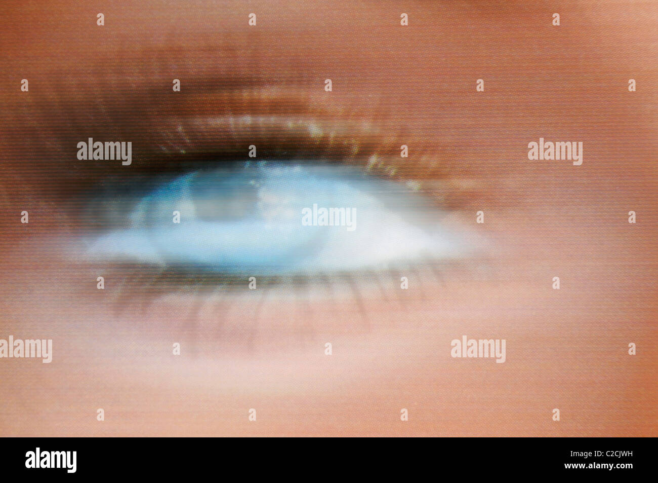 blurred woman's eye Stock Photo - Alamy