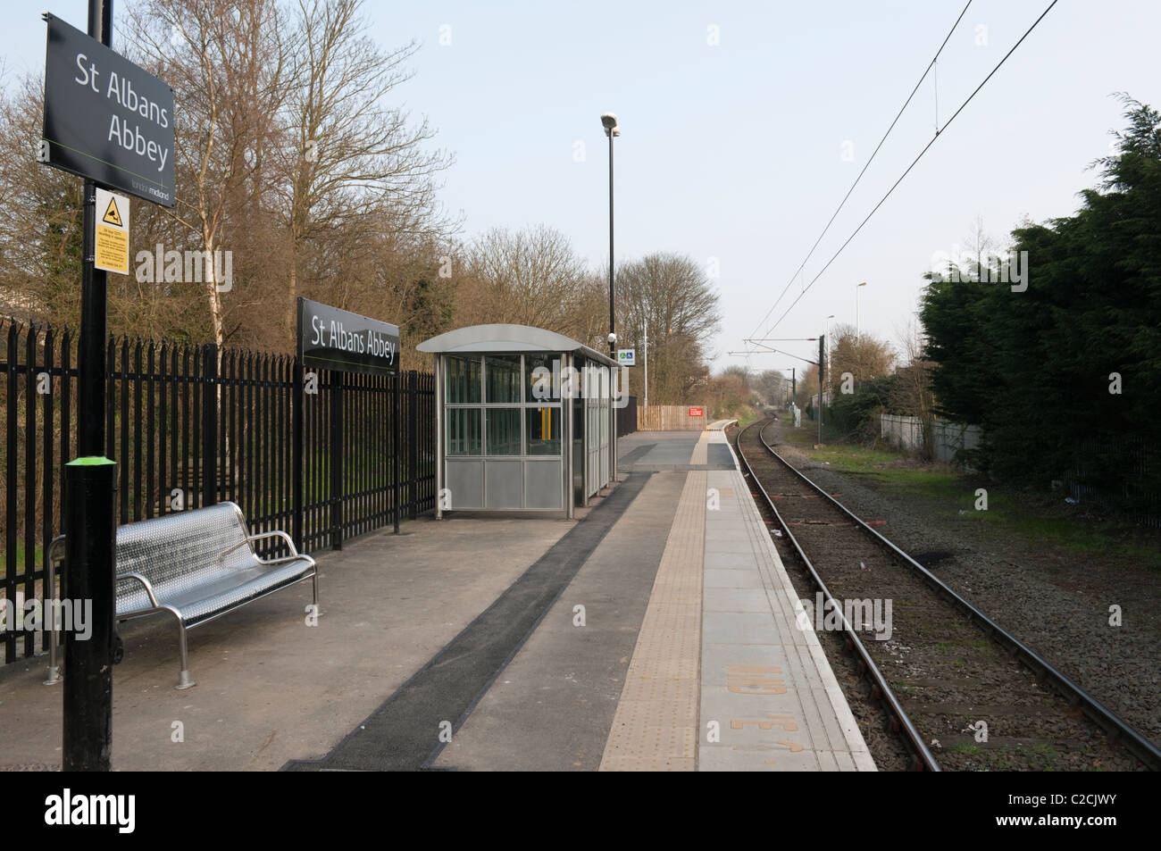 St Albans Abbey Railway Staion - 1 Stock Photo - Alamy