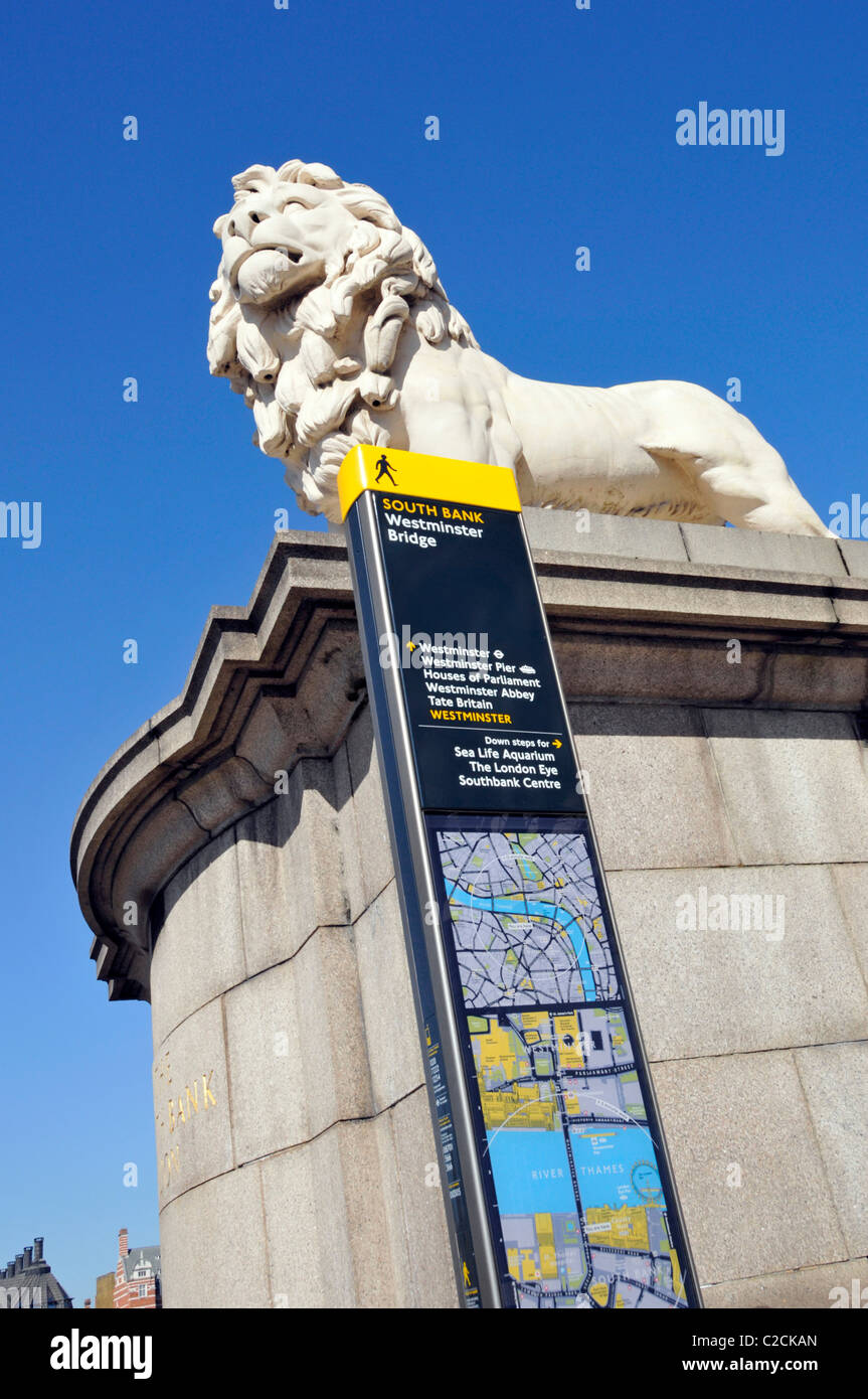 London map signpost uk maps hi-res stock photography and images - Alamy