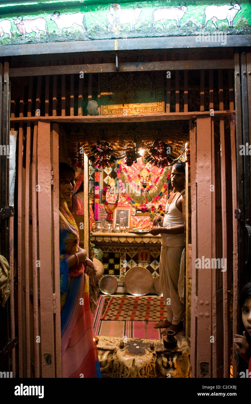 Inside a Hindu temple in Phalodi, Rajasthan Stock Photo - Alamy