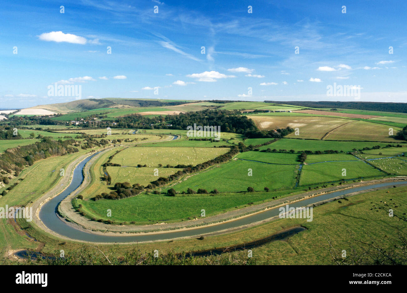 Cuckmere Valley East Sussex England Stock Photo - Alamy