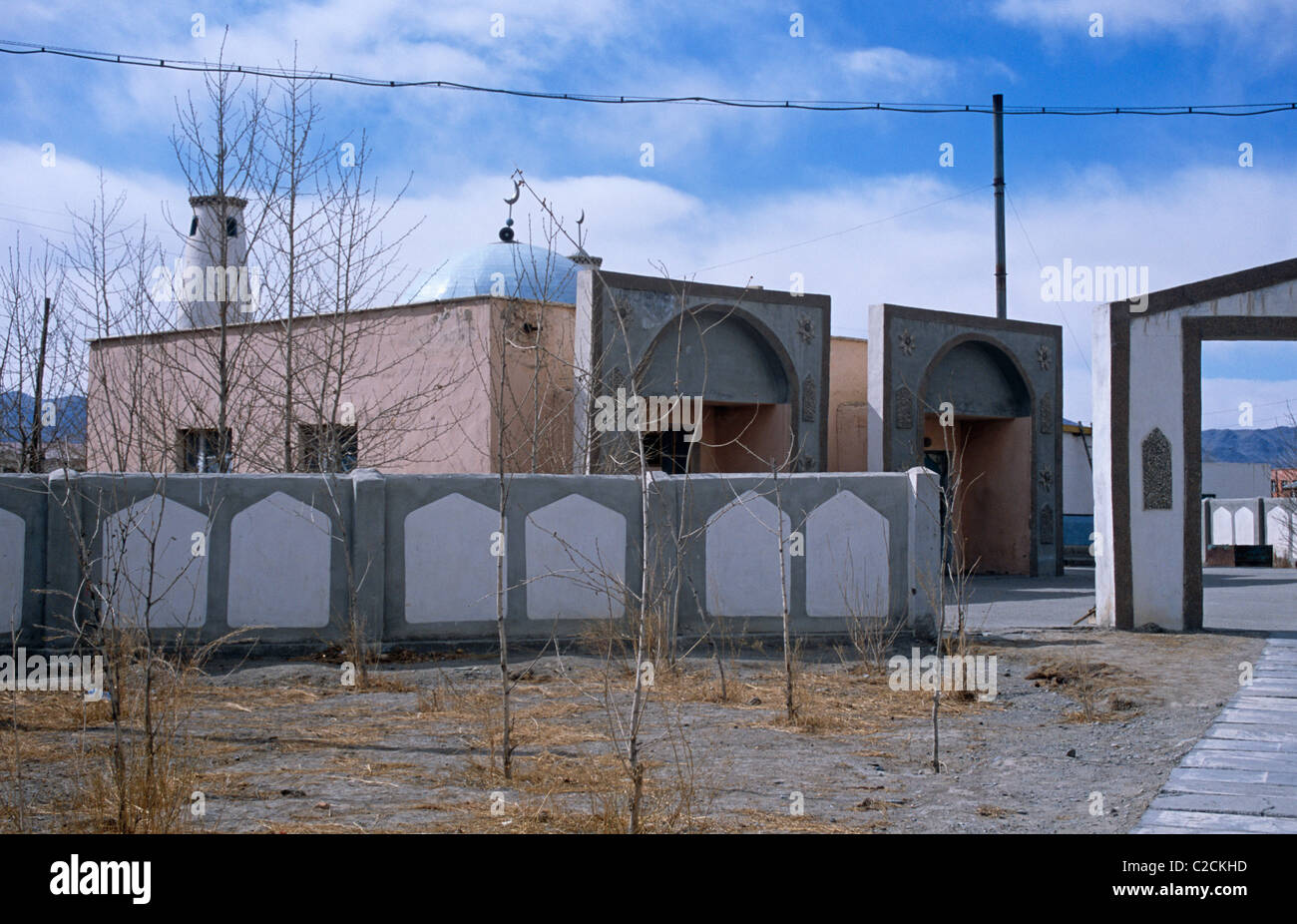 Kazakh mosque mongolia hi-res stock photography and images - Alamy