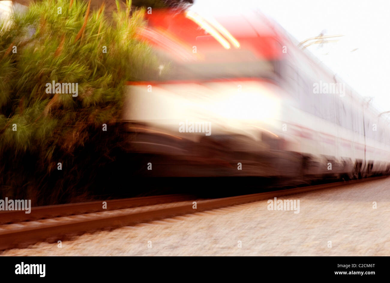 High speed train map hi-res stock photography and images - Alamy