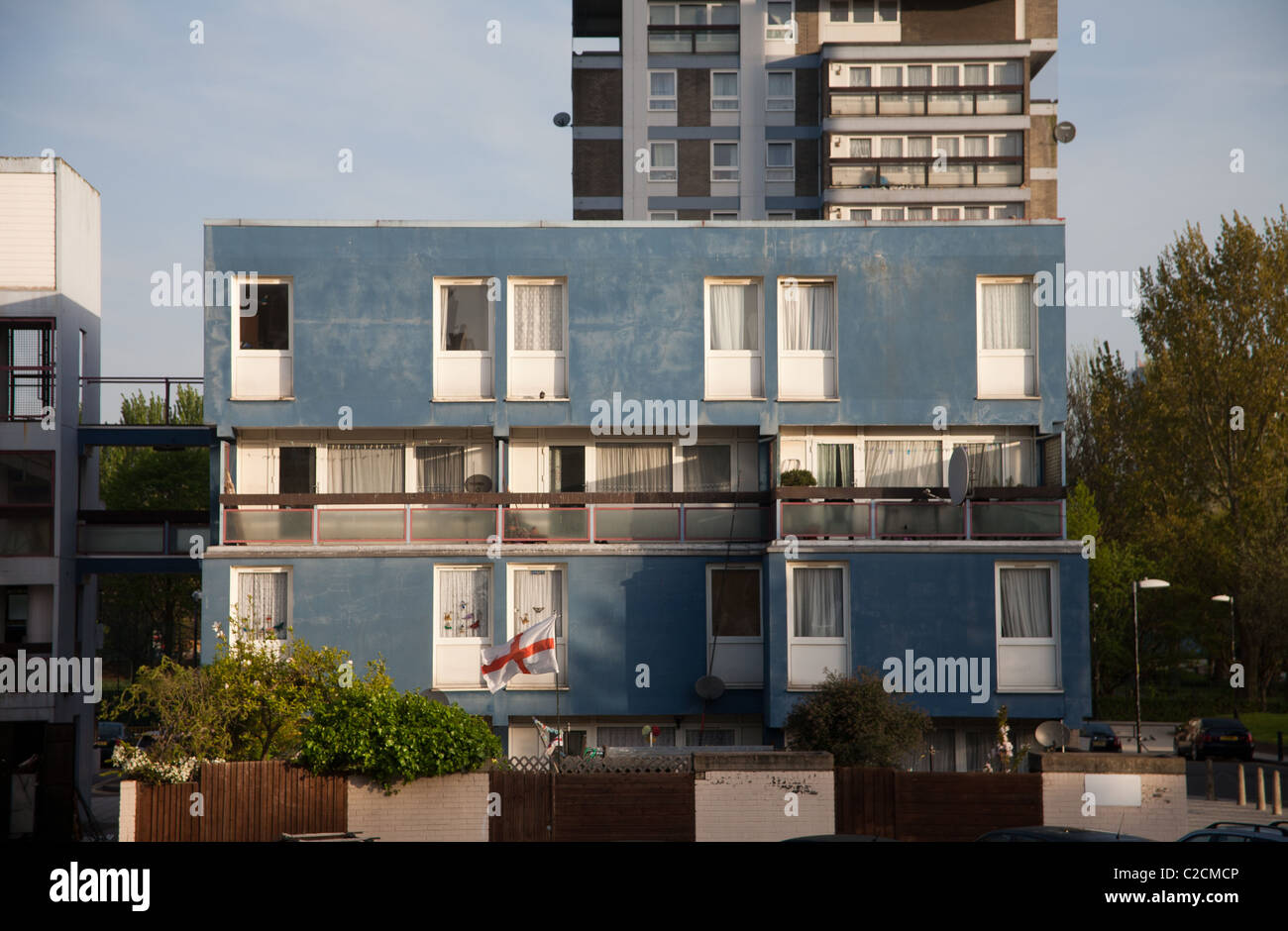 Housing estate in south London Stock Photo - Alamy