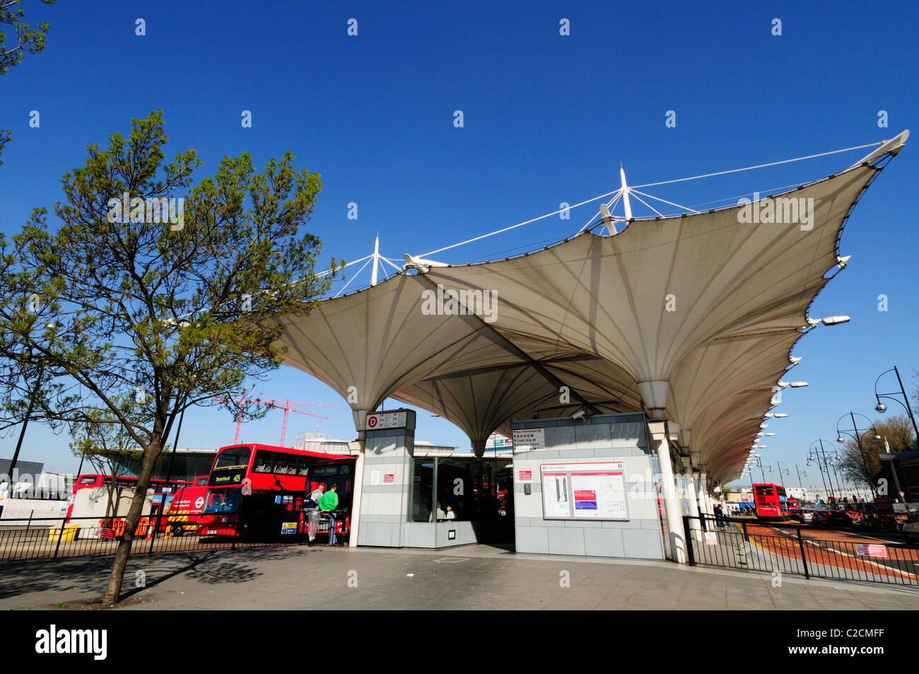 Stratford Bus Station, Stratford, London, England, UK Stock Photo - Alamy