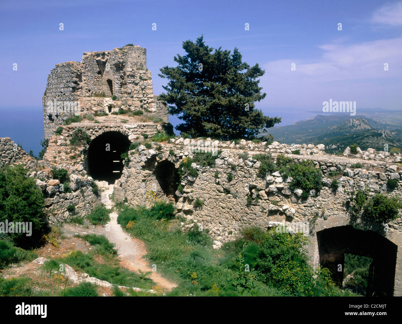 Kantara Castle North Cyprus Stock Photo - Alamy