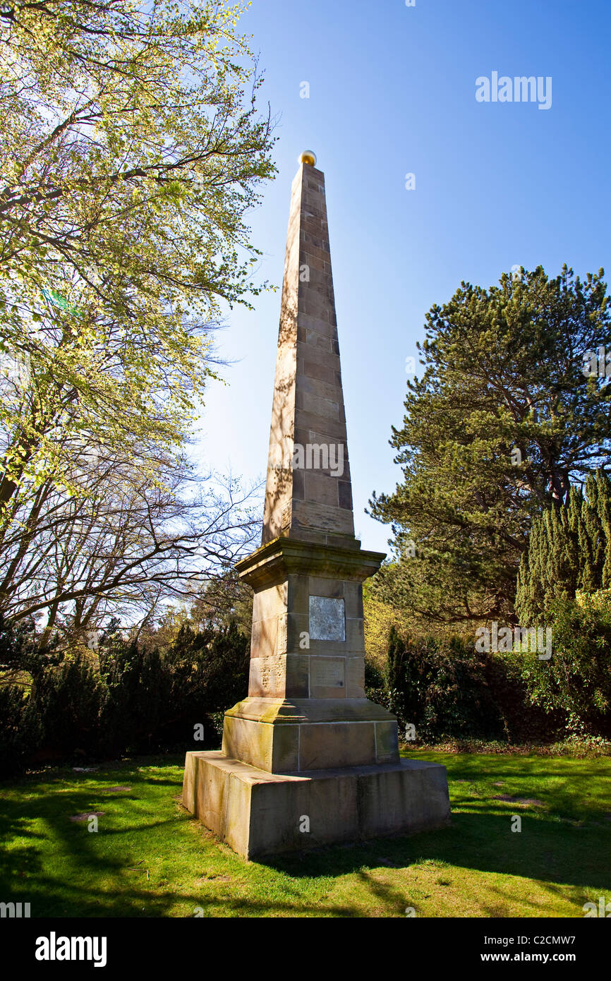 The Sun moument in the grounds of Wentworth castle Stainborough South ...