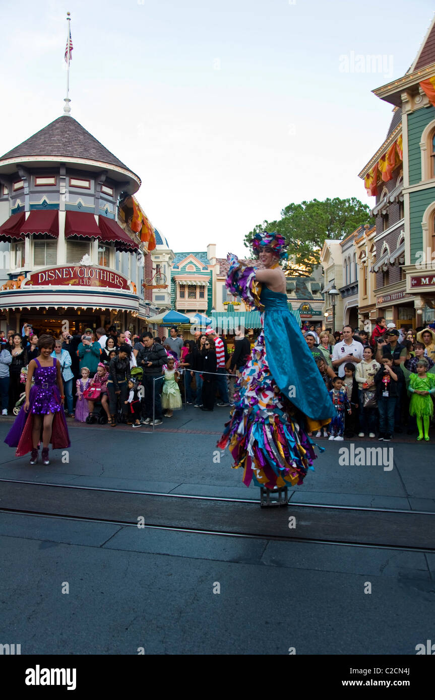 Dance Show at Disneyland Amusement Park in California USA Stock Photo ...
