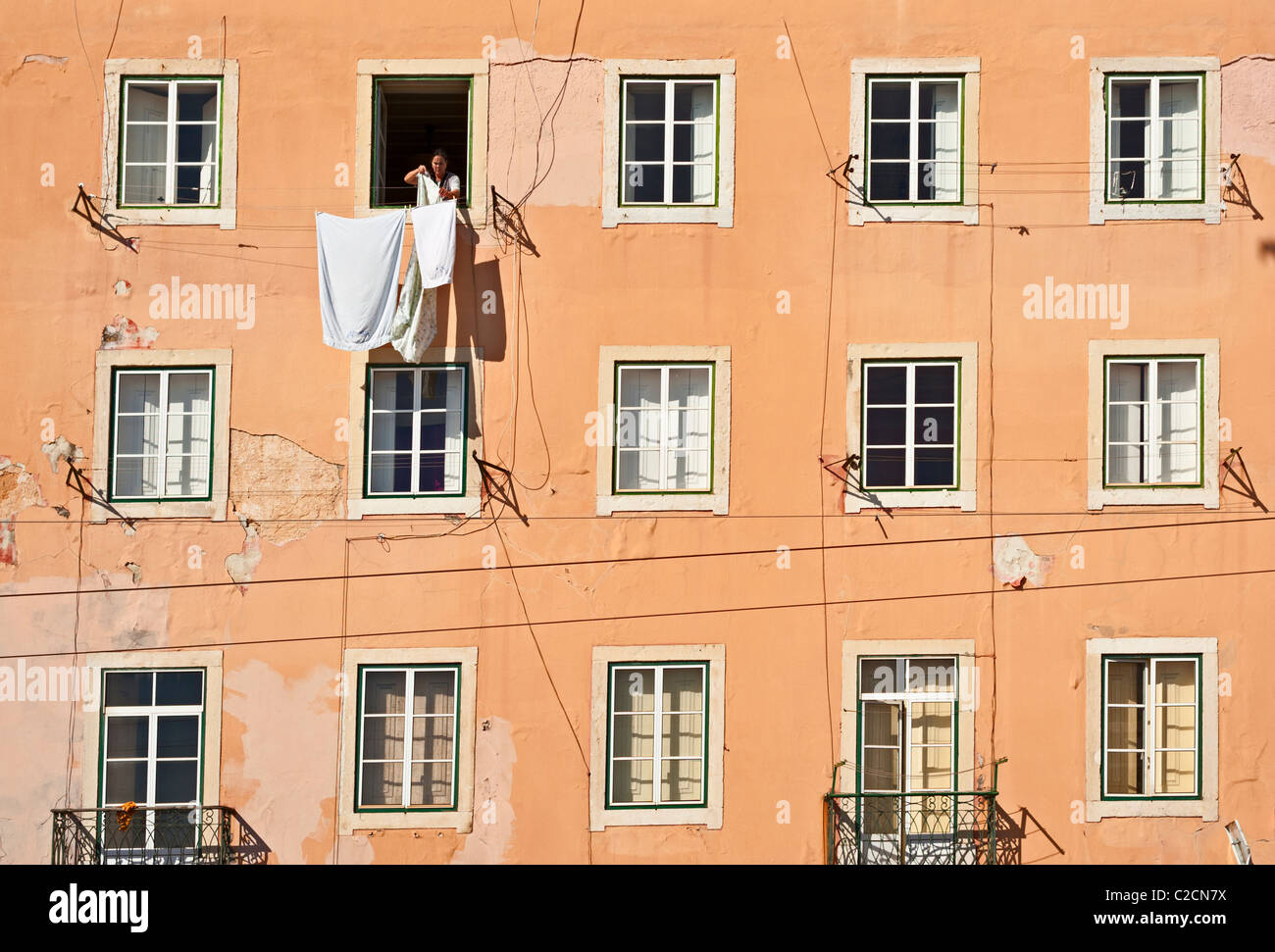 Laundry outside hi-res stock photography and images - Alamy