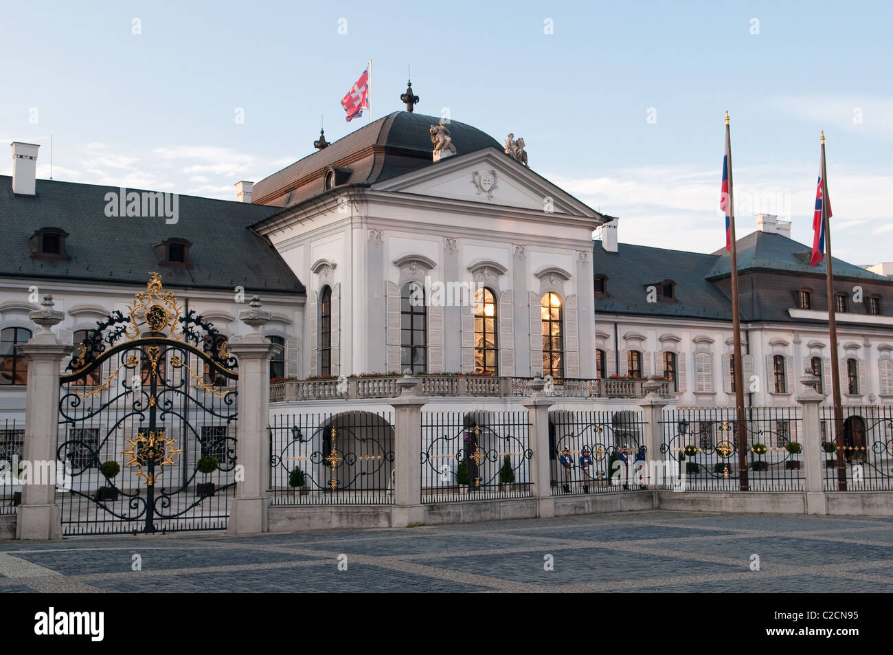 Presidential palace in Bratislava, Slovakia Stock Photo - Alamy