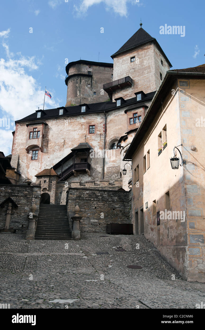 Orava castle in Oravsky Podzamok, Slovakia Stock Photo - Alamy